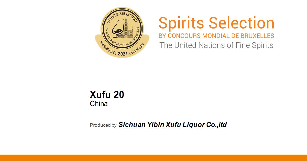 Xufu 20 • Spirits Selection