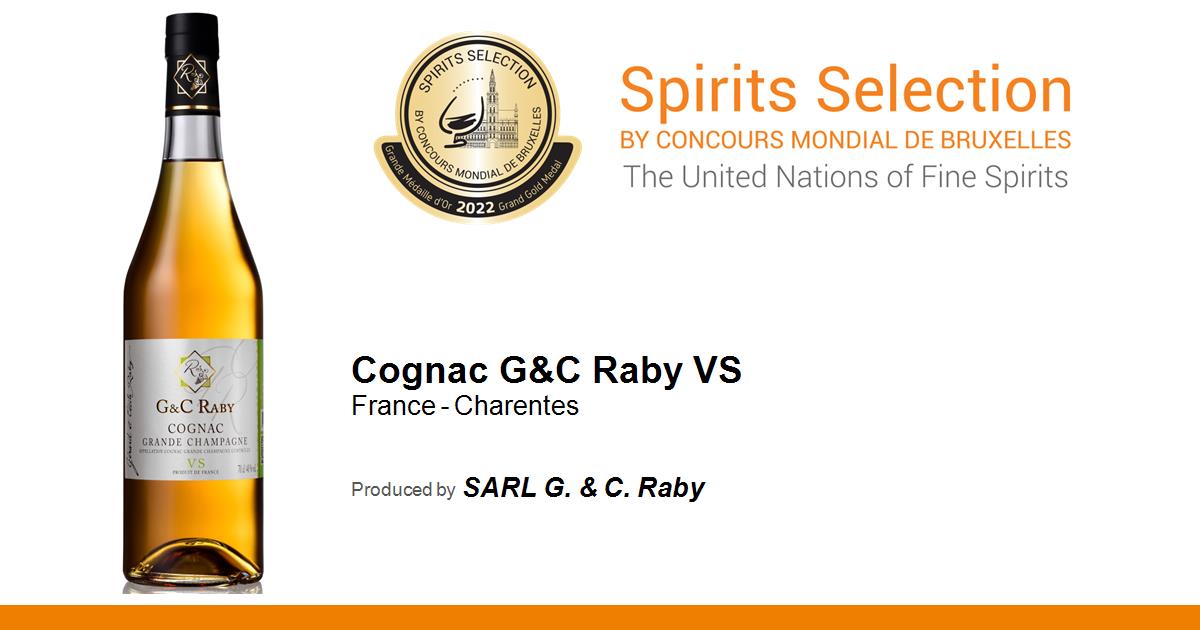 Cognac G&C Raby VS • Spirits Selection