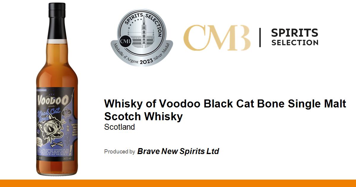 Whisky of Voodoo Black Cat Bone Single Malt Scotch Whisky • Spirits ...