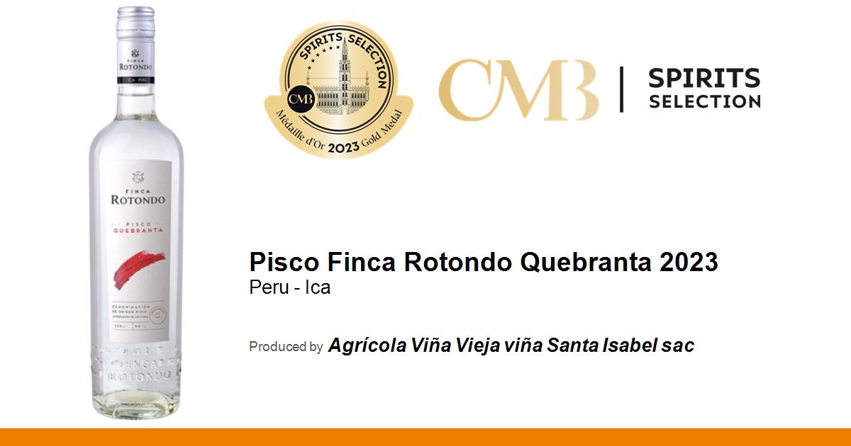 Pisco Finca Rotondo Quebranta 2023 • Spirits Selection