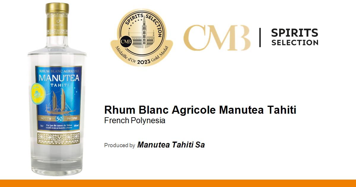 Rhum Blanc Agricole Manutea Tahiti • Spirits Selection