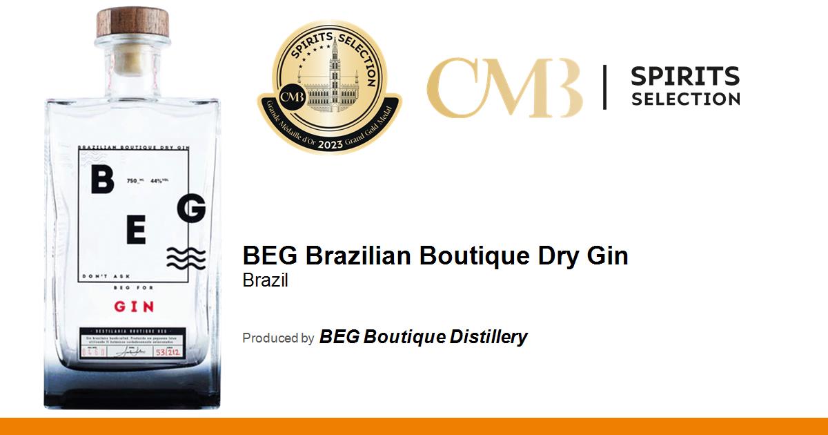 BEG Brazilian Boutique Dry Gin • Spirits Selection