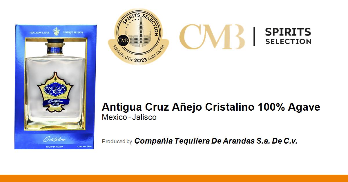 Antigua Cruz Añejo Cristalino 100% Agave • Spirits Selection