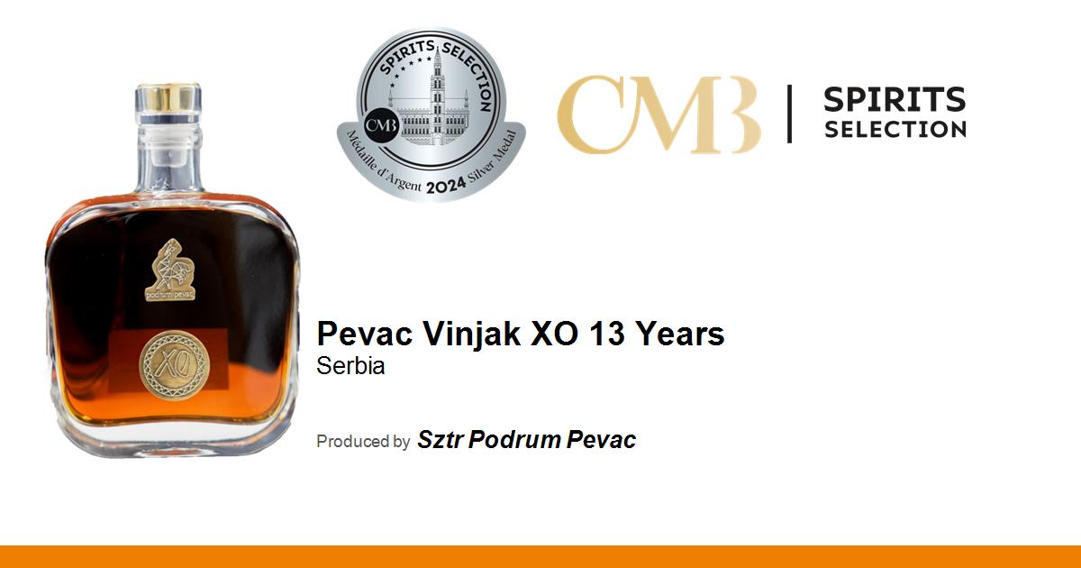 Pevac Vinjak XO 13 Years • Spirits Selection