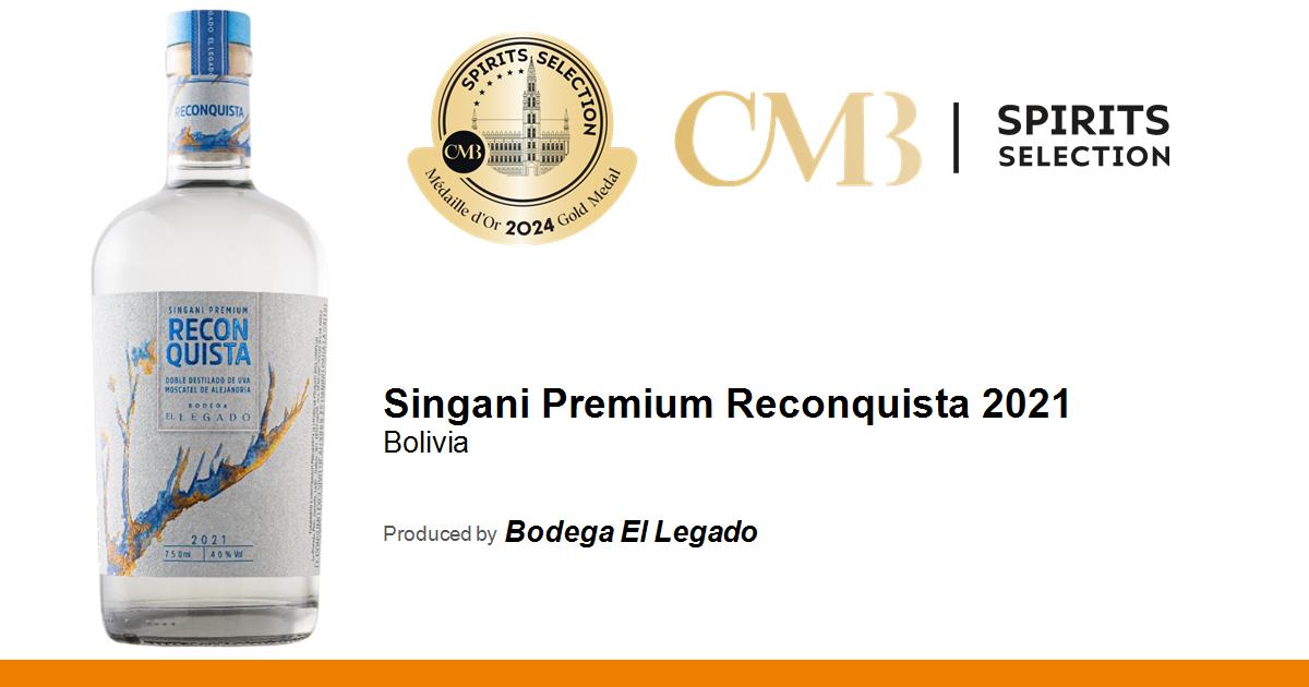 Singani Premium Reconquista 2021 • Spirits Selection