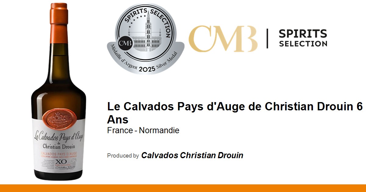Le Calvados Pays d'Auge de Christian Drouin 6 Ans • Spirits Selection