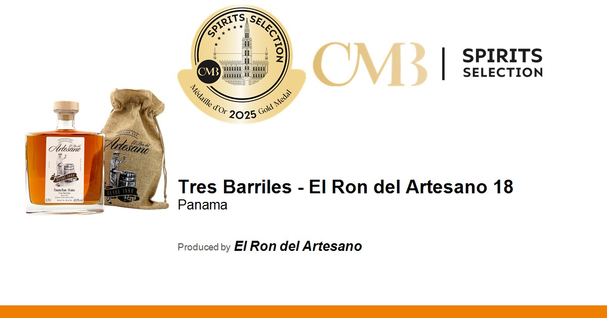 Tres Barriles - El Ron del Artesano 18 • Spirits Selection