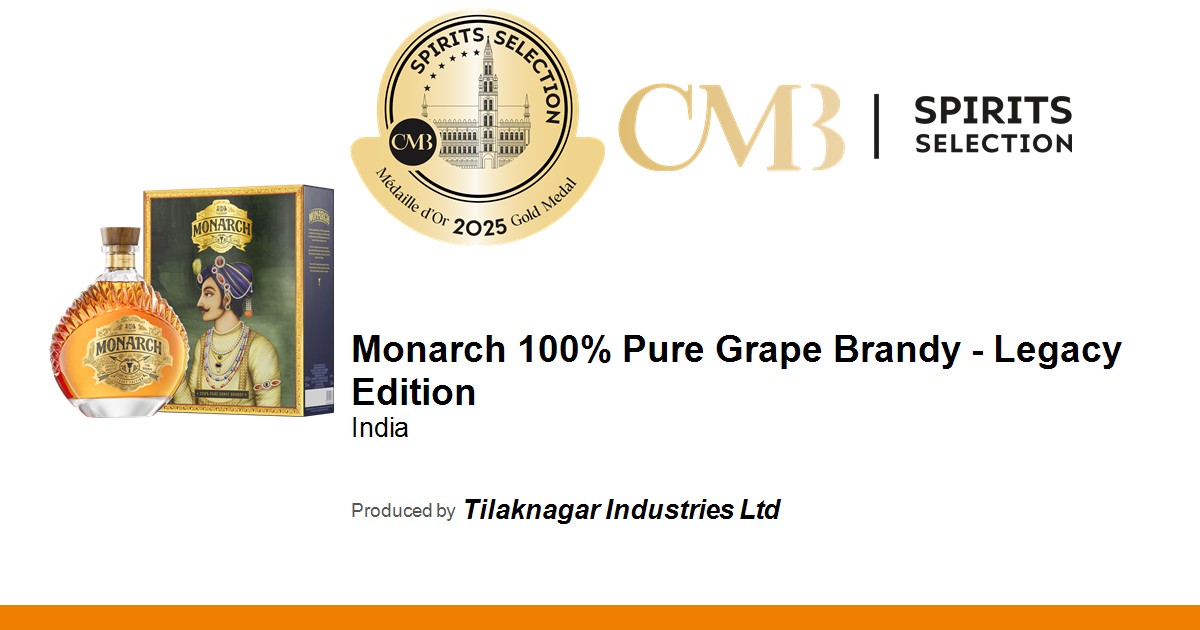 Monarch 100% Pure Grape Brandy - Legacy Edition • Spirits Selection