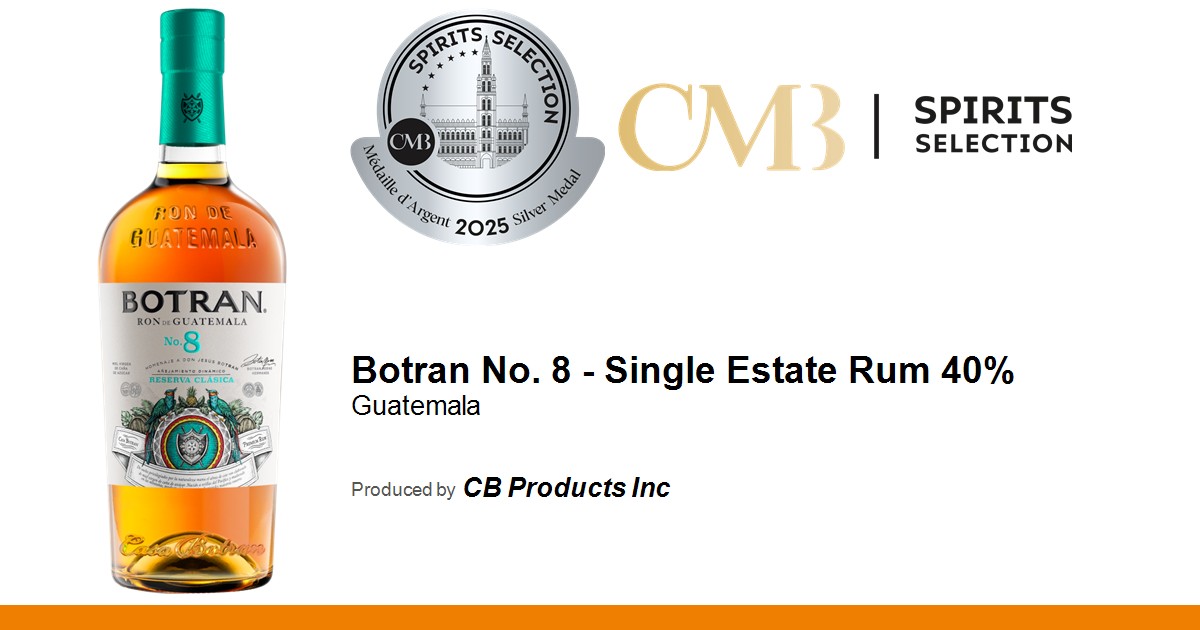 Botran No. 8 - Single Estate Rum 40% • Spirits Selection