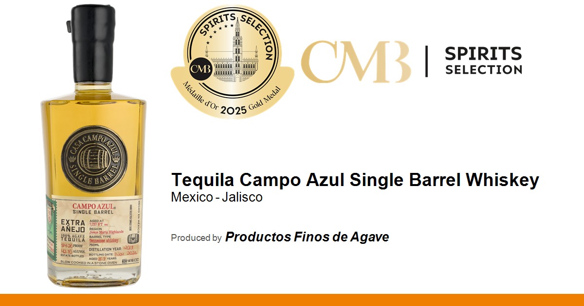 Tequila Campo Azul Single Barrel Whiskey • Spirits Selection