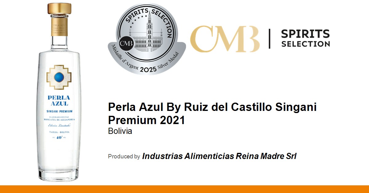 Perla Azul By Ruiz del Castillo Singani Premium 2021 • Spirits Selection