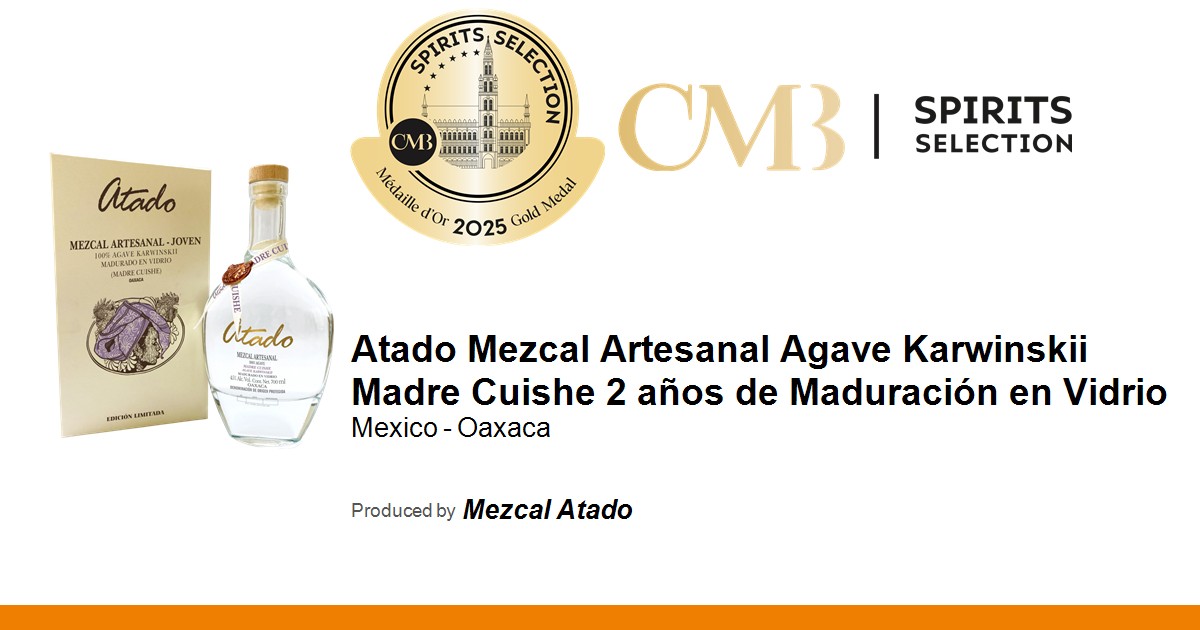 Atado Mezcal Artesanal Agave Karwinskii Madre Cuishe 2 años de ...